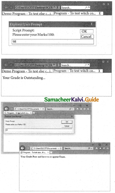 Samacheer Kalvi 11th Computer Applications Guide Chapter 15 Control ...
