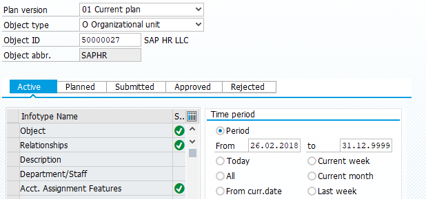 SAP HCM Infotype statuses in PP01 - SAP Human Resources Experts And ...