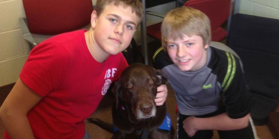 Last week: Coco and the students at the Robert E. Melican Middle School ...