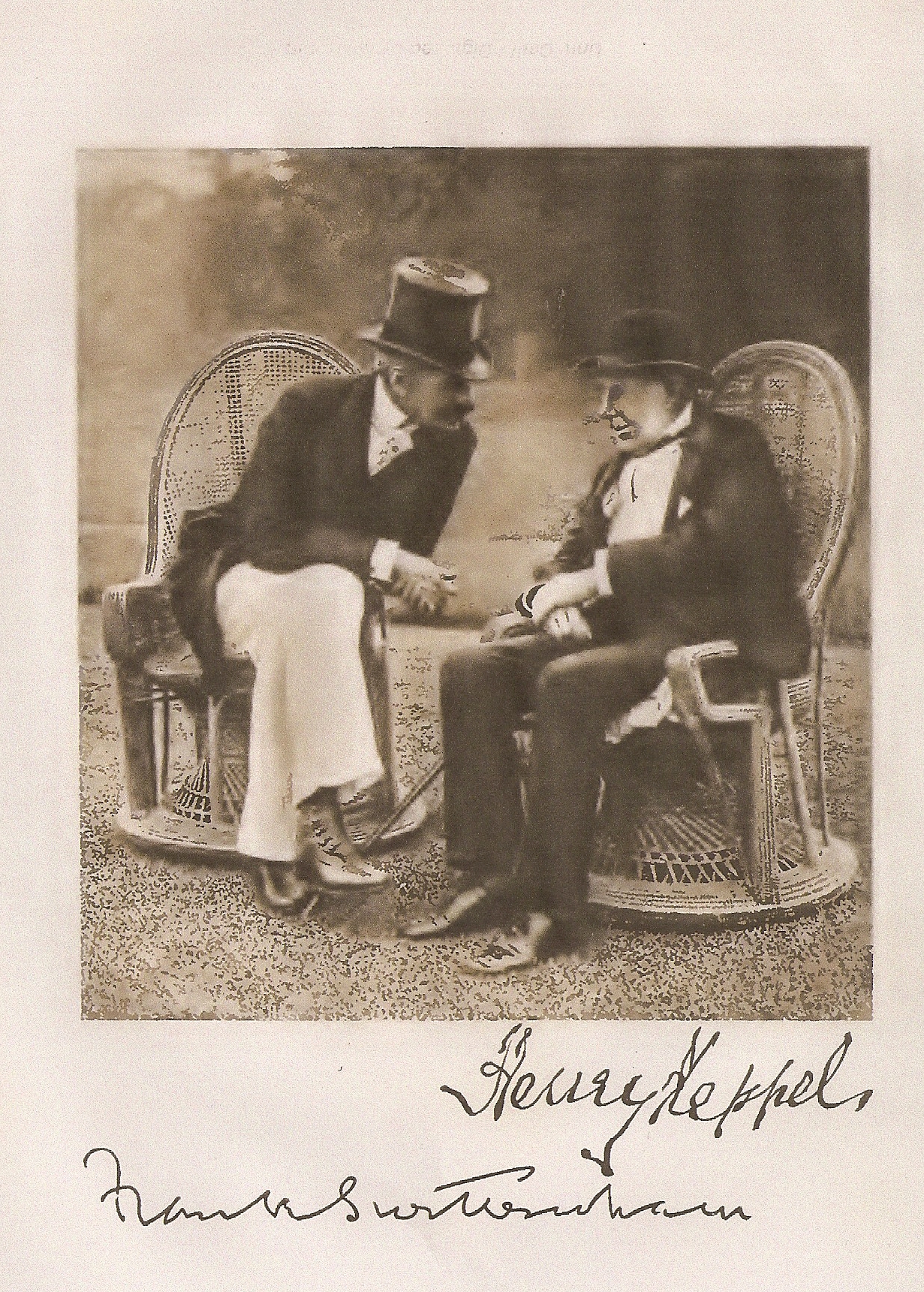 Sir Henry Keppel and Frank Swettenham in Singapore, 1903 | SembangKuala