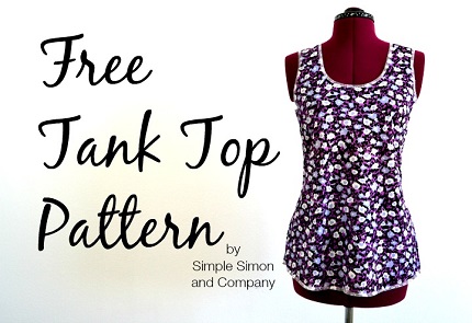 Free pattern: Simple summer tank top – Sewing