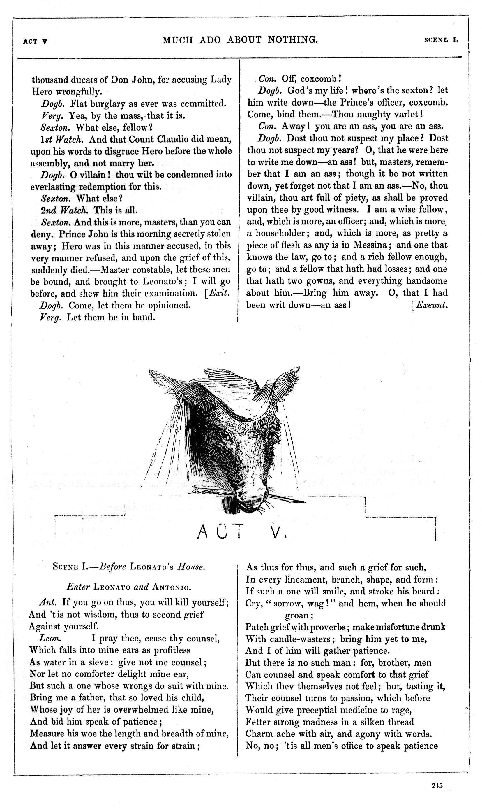 Much Ado About Nothing | Victorian Illustrated Shakespeare Archive