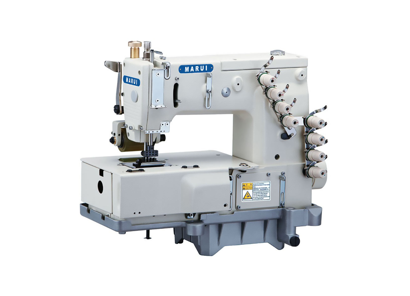 1404P 4-needle Flat-bed Double Chain Stitch Industrial Sewing Machine ...