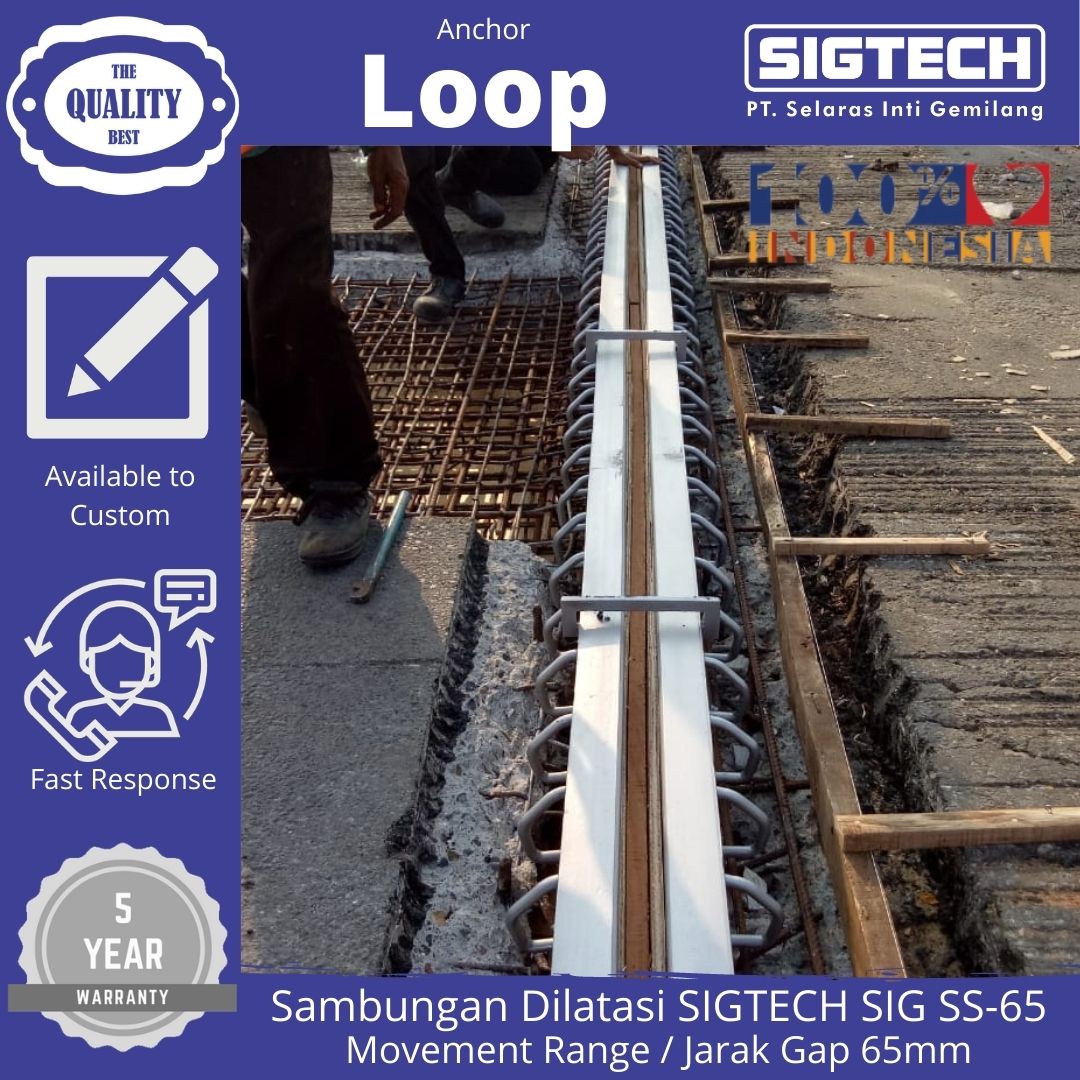 Sambungan Dilatasi SIGTECH SIG SS-65 - SIGTECH