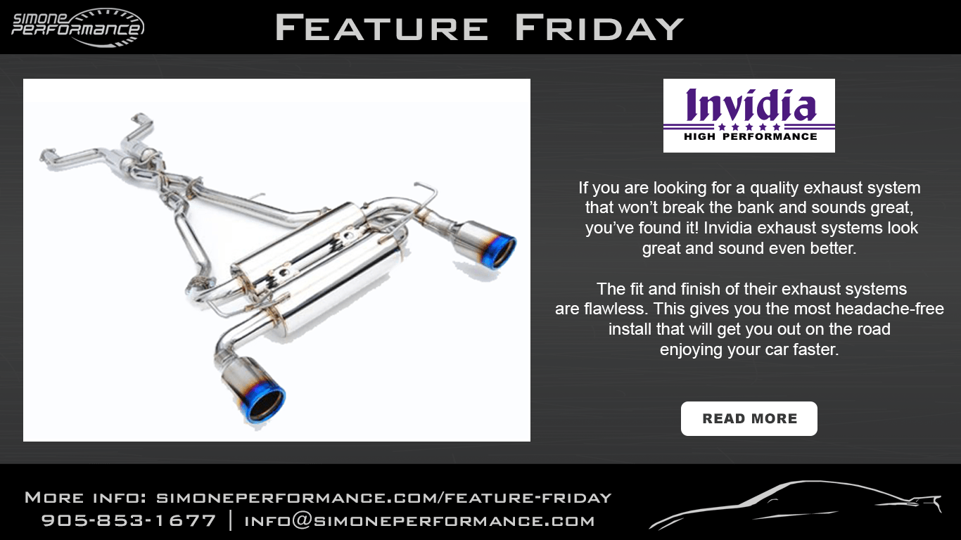 Invidia Exhaust Systems | Simone Performance | Performance/Parts Sales