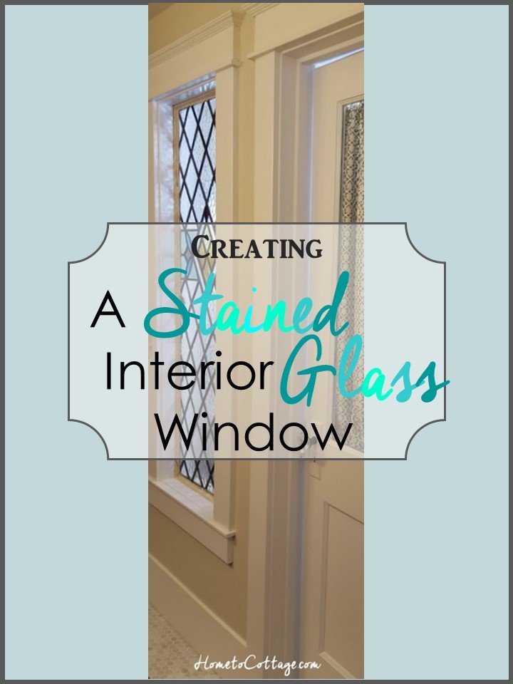 Creating a Stained Glass Interior Window - SIMPLE DECORATING TIPS