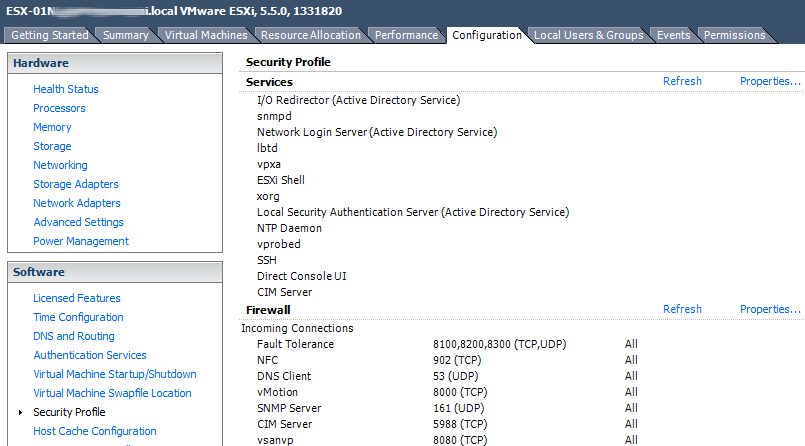 Abilitare SSH su VMware ESXi tramite vSphere Client – Sista's Blog