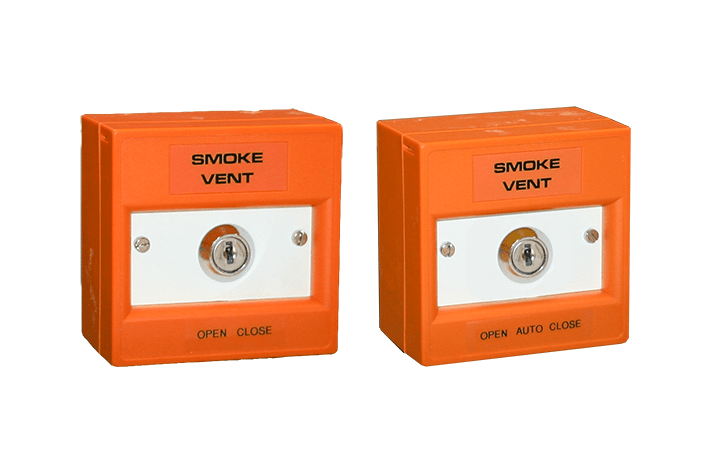 Orange Key Switch Manual Call Points - Smoke Vent Systems