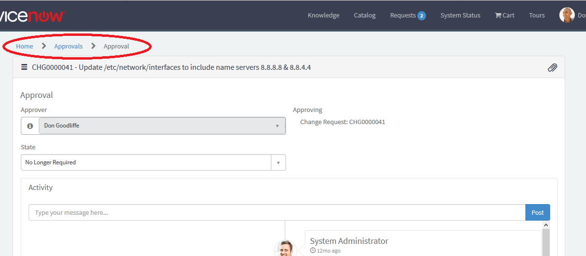 Dynamic Service Portal Breadcrumbs – snhackery