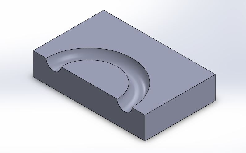 How to Use SolidWorks Swept Cut Feature Tool Tutorial for Beginners
