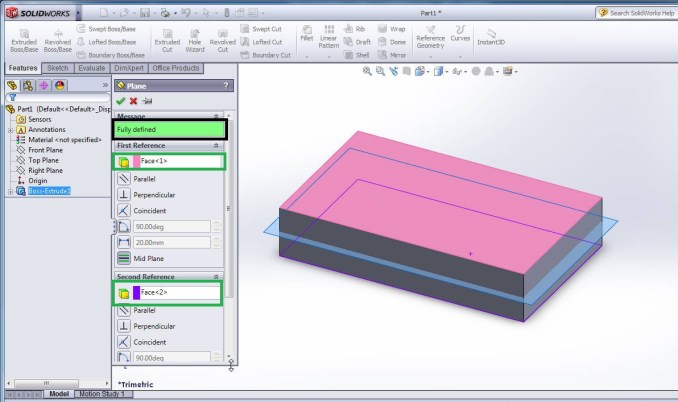 How to Use SolidWorks Reference Plane Features Tool Tutorial