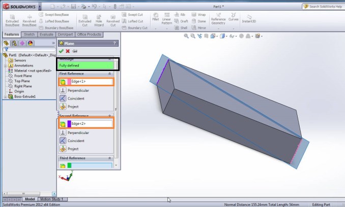 How to Use SolidWorks Reference Plane Features Tool Tutorial