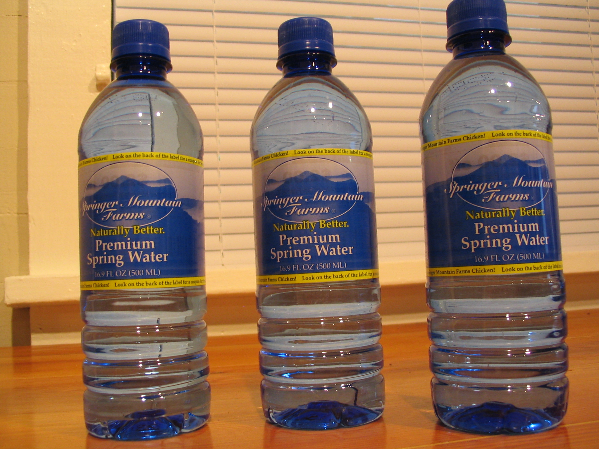 Premium Spring Water – Compliments of Springer Mountain Farms – 2021 ...