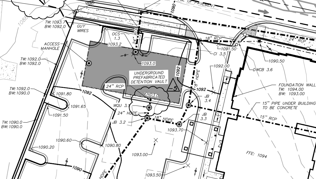 120 Inch Diameter CMP Detention - Brickmont Assisted Living - Southeast ...