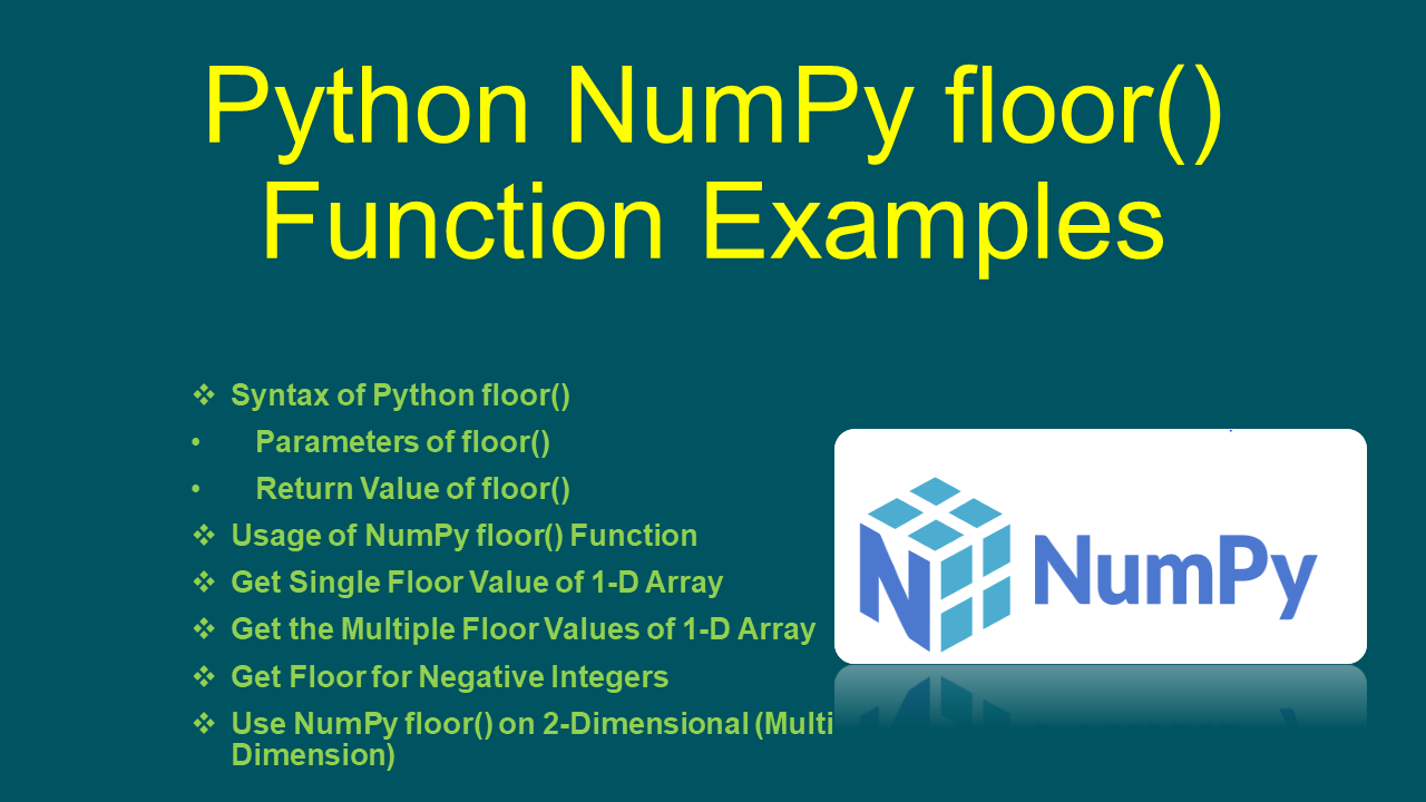What Are Floor And Ceiling Functions In Python | Viewfloor.co