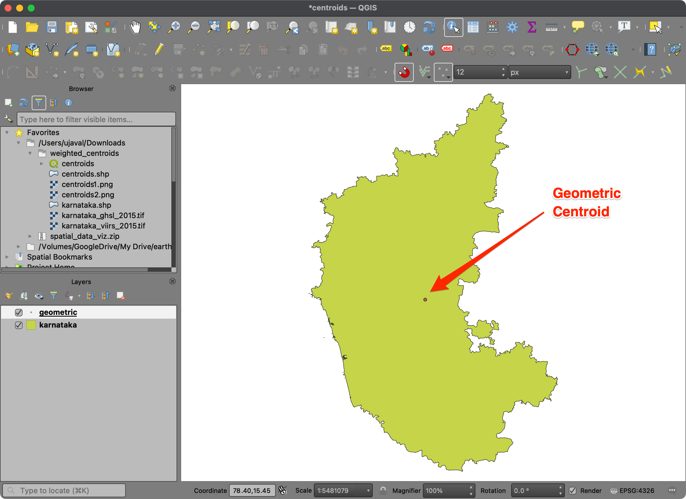 Calculating Weighted Centroids – Spatial Thoughts