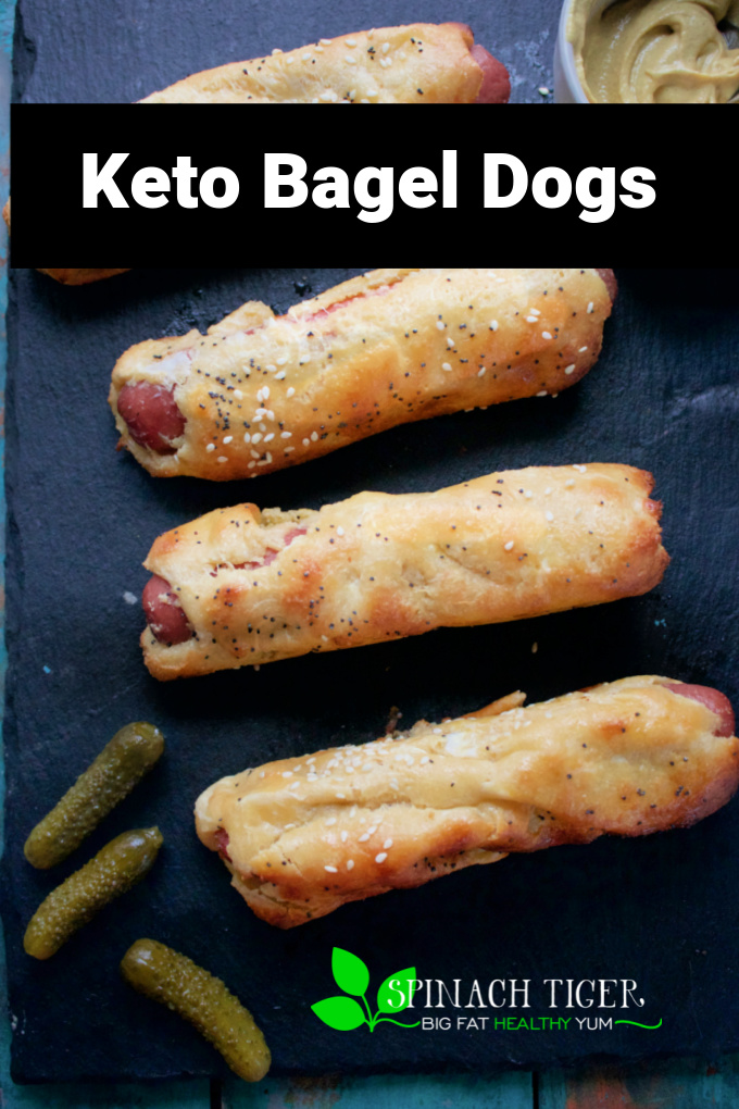 Keto Bagel Dogs - Spinach Tiger