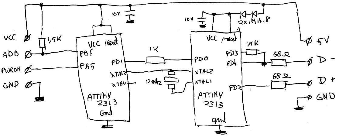 Ps2 Keyboard To Usb Wiring Diagram - Circuit Diagram