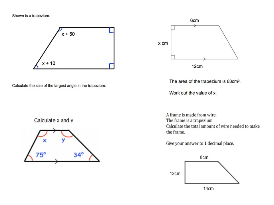 Trapeziums – SSDD Problems