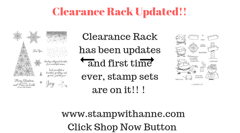 Clearance Rack Updated - Stamp With Anne!