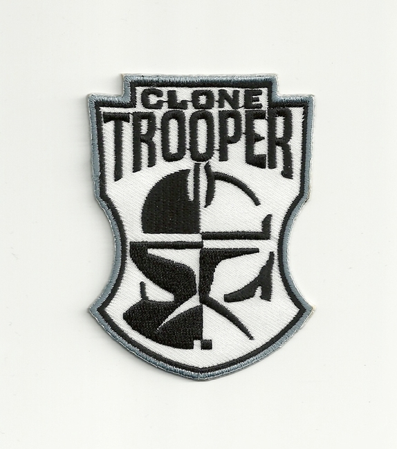Star Wars Clone Trooper Mask Embroidered Patch | Starbase Atlanta