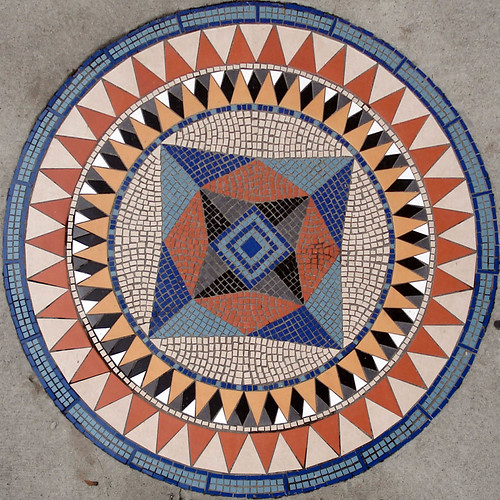 Sidewalk mosaic – Science World, Vancouver BC | Mosaic Art Source