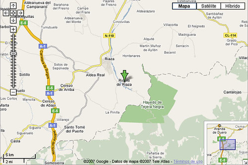 LOCALIZACIÓN | Bienvenid@ a la página de Riofrío de Riaza