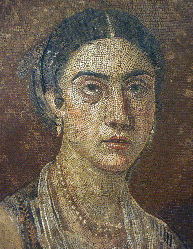 portrait of a lady – pompeii mosaic portrait | Mosaic Art Source
