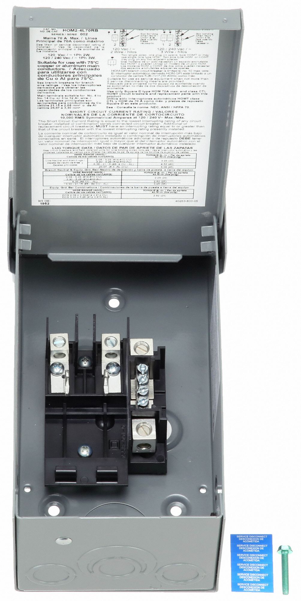 wiring a 70 amp square d breaker panel - Schema Digital