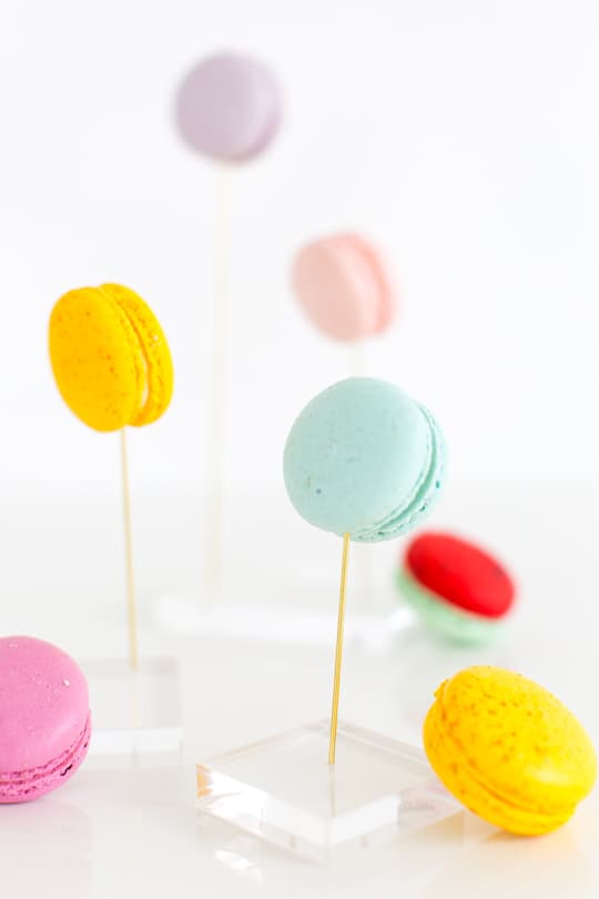 Colorful Macaroons Display