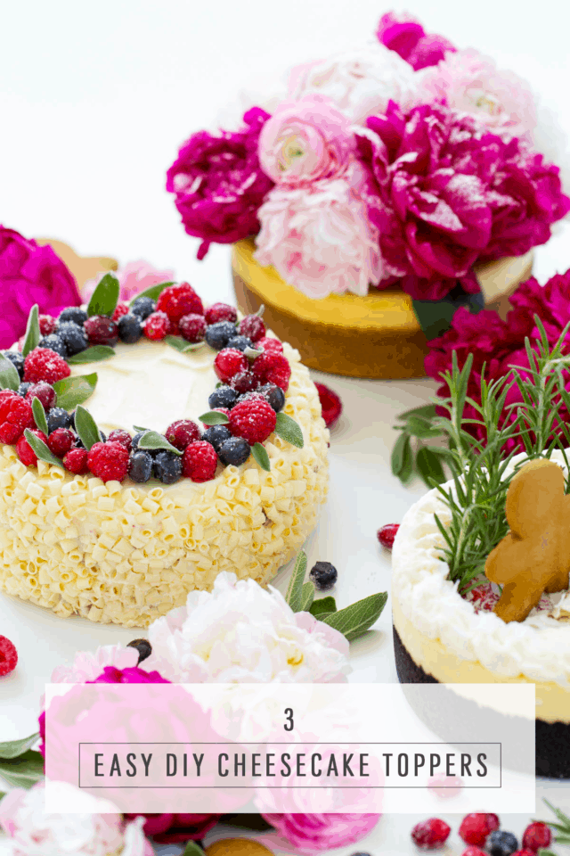 3 Winter Cheesecake Decoration Ideas — Sugar & Cloth
