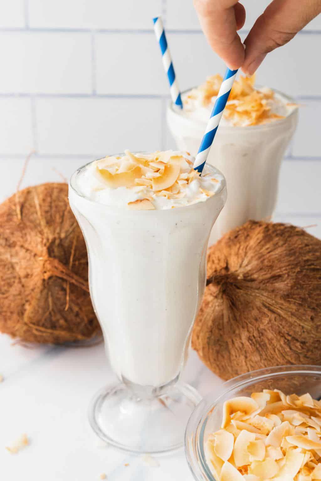 3 Ingredient Coconut Shake Recipe — Sugar & Cloth