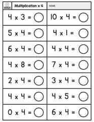 Multiplyingthree 3 With Factors 1 To 10 50 Questions 2 X 1 Multiplyingthree 3 With Factors 1 To 10 50 Questions 2 X 1