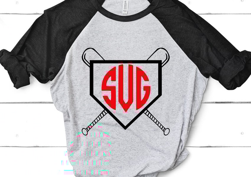 Baseball Monogram SVG - Best Free SVG Files for Cricut