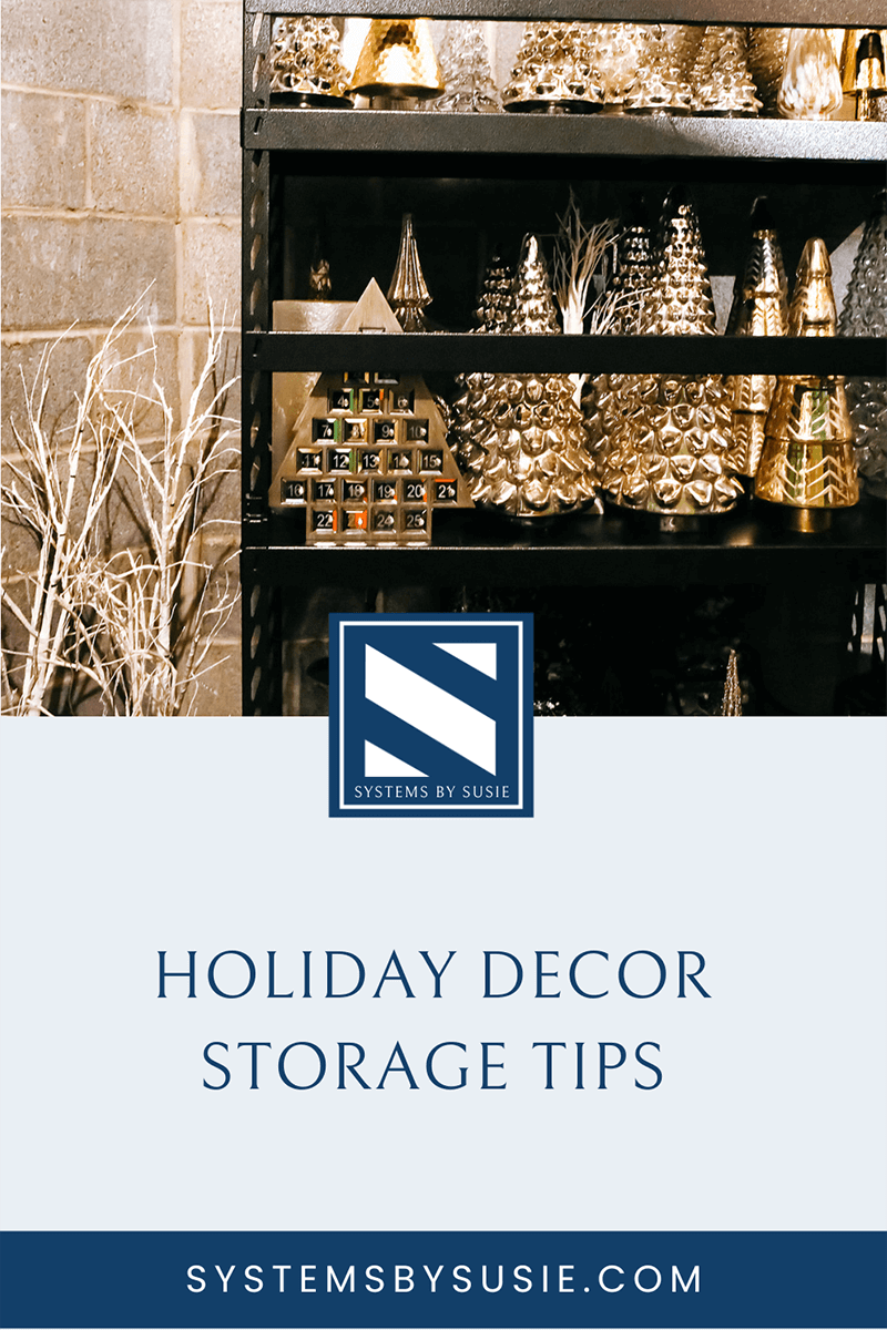 Holiday Decor Storage Tips (Free Printable) - Systems By Susie