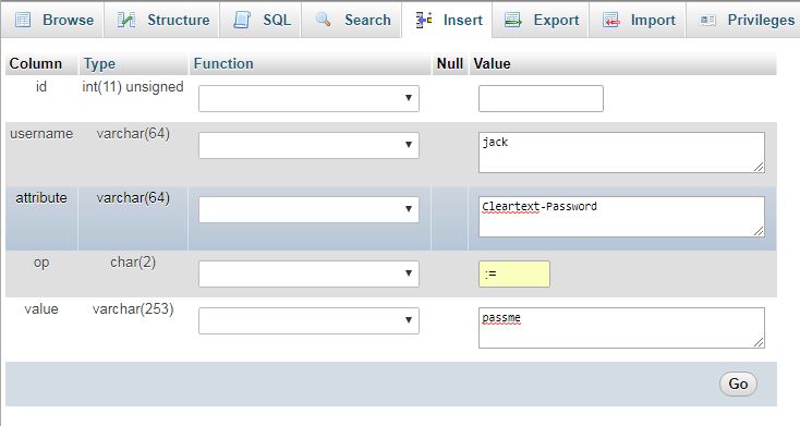 Freeradius Mysql Database Gui With Phpmyadmin On Centos 7 System Zone