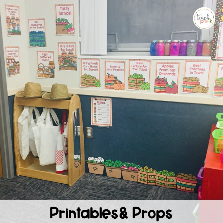 Farmers Market Dramatic Play - Teach Pre-K
