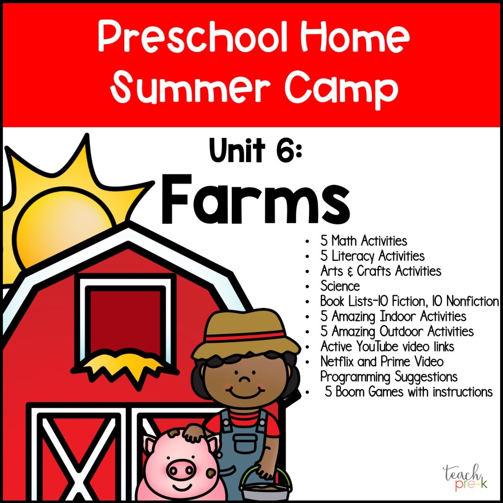 Preschool Summer Camp At Home: Get Ready for FUN! - Teach Pre-K
