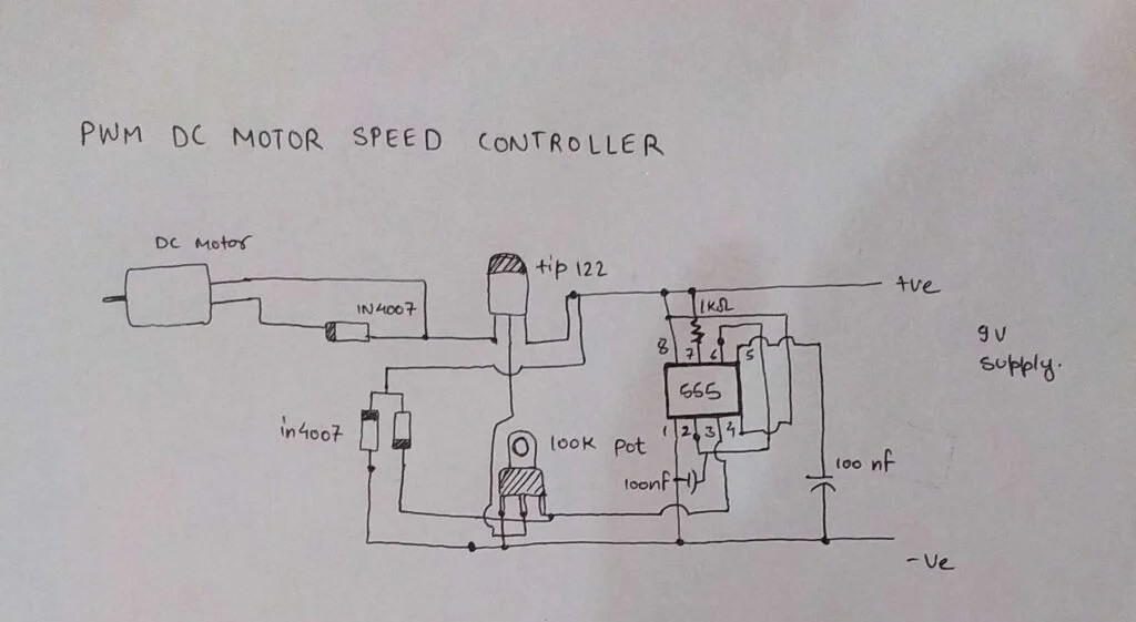 Pwm Circuit Diagram Using 555