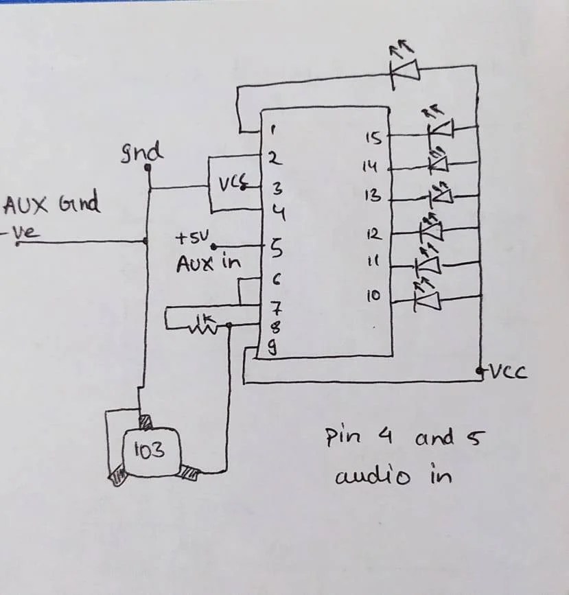 Led Vu Meter Schematic Diagram Led Vu Meter Schematic Diagram