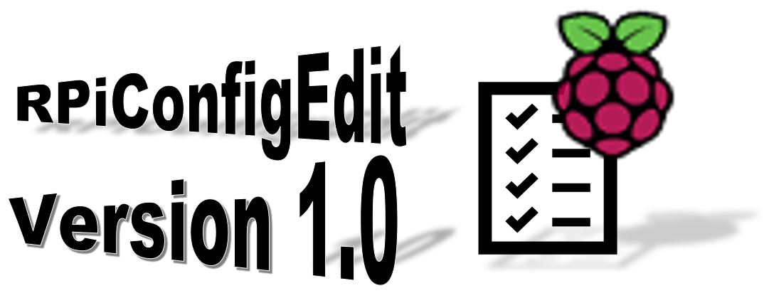 RPiConfigEdit v1.0 - Raspberry Pi Config Editor - Tech+Code