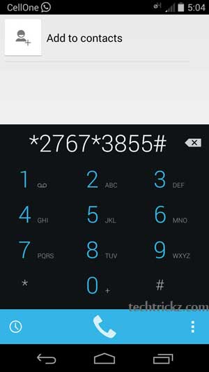 How to Emergency Factory Reset Your Android Phone (3 ways) - Techtrickz