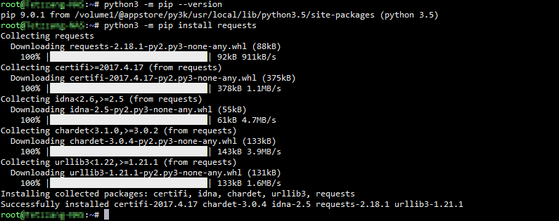 시놀로지 Python Pip 설치와 사용 방법 텟짱의 개발일지