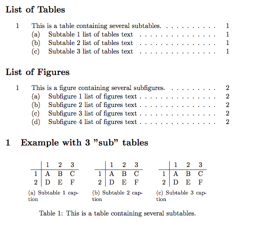 Placing figures/tables side-by-side (\subfig) – texblog