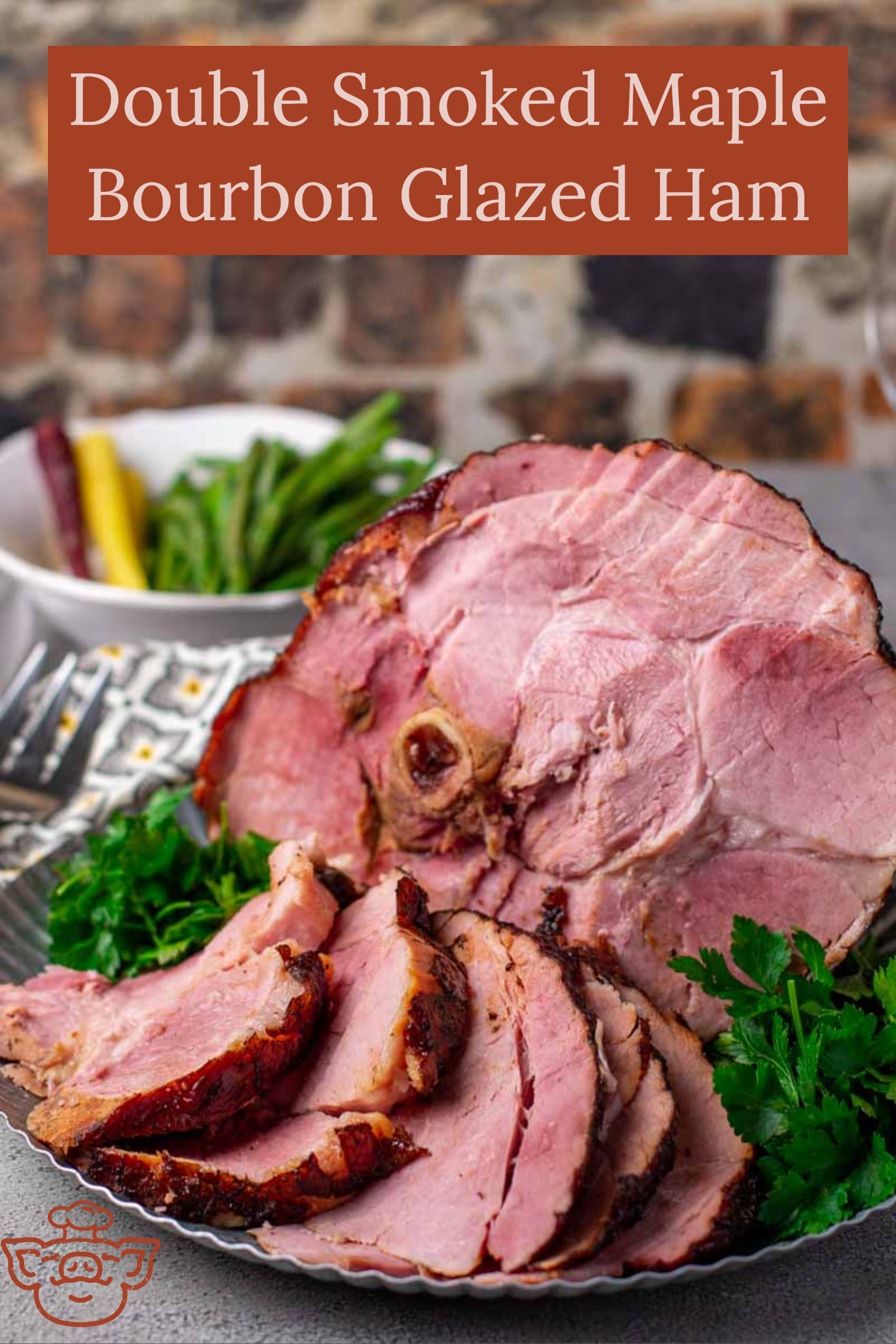 Double Smoked Maple Bourbon Glazed Ham on the Big Green Egg - The BBQ ...