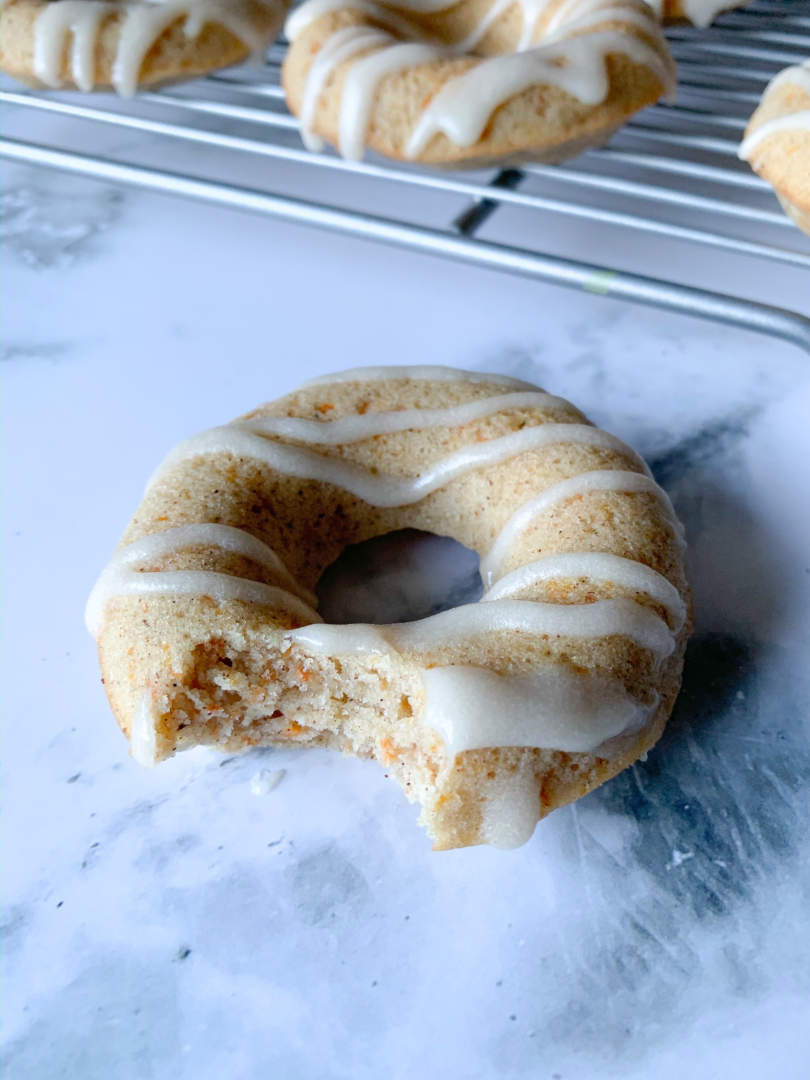 The Breadless Brunette - Gluten-Free Carrot Cake Donuts - The Breadless ...