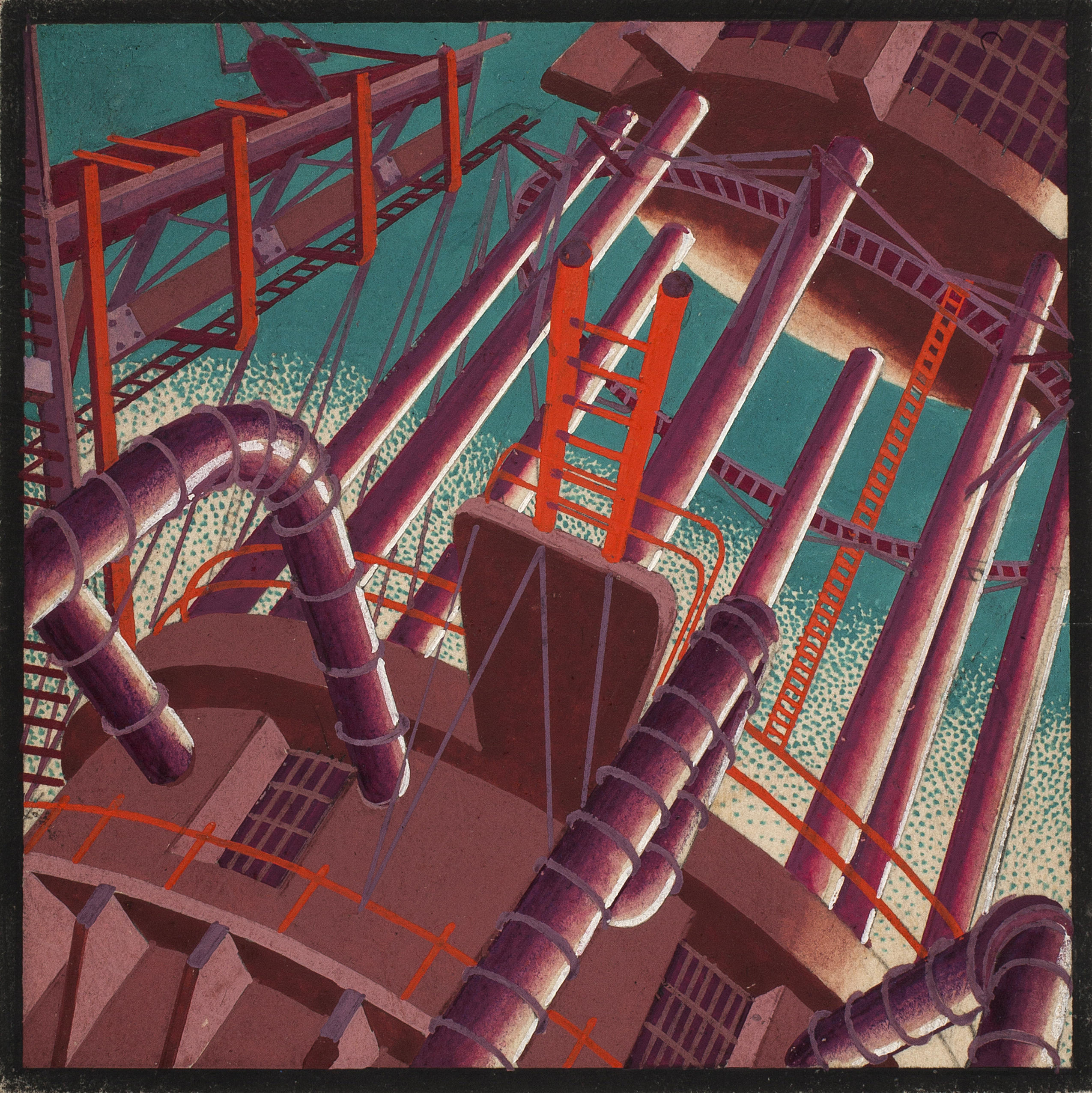 Iakov Chernikhov, Cycle of architectural landscapes and other fantasies ...