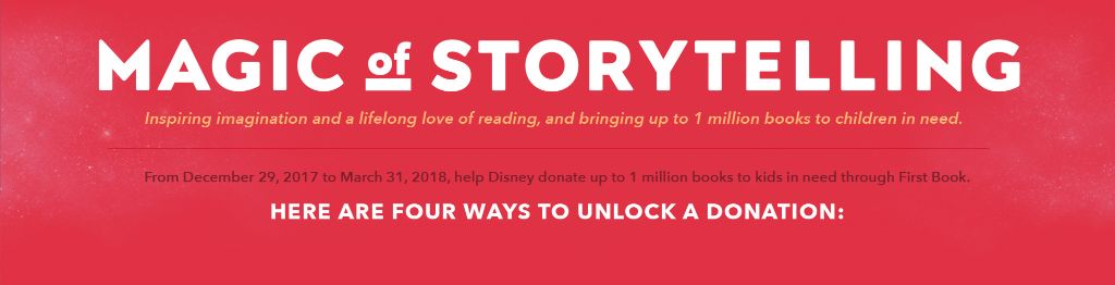 6th Annual 'Magic of Storytelling' Campaign Kicks Off | the Disney ...