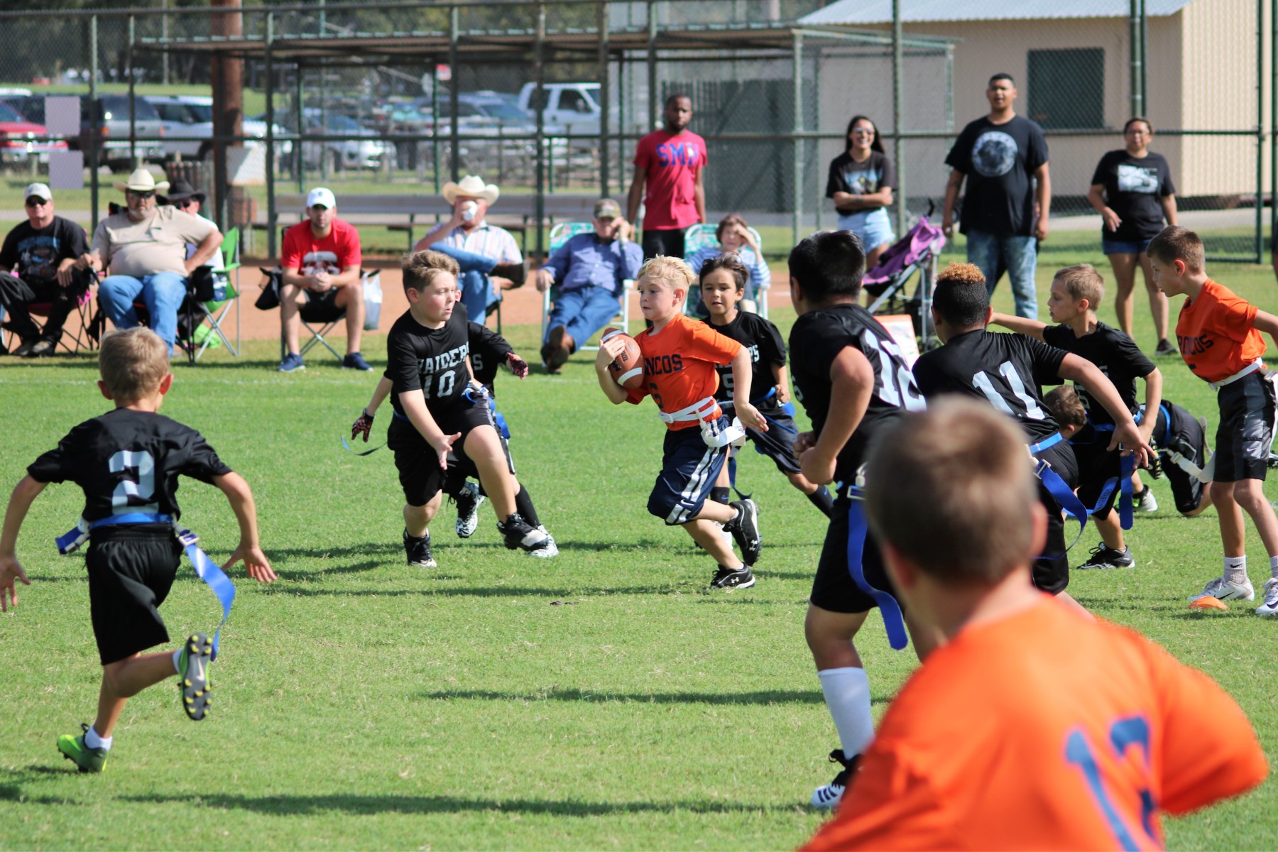 PHOTOS: Flag Football in the City Park – The Flash Today || Erath County