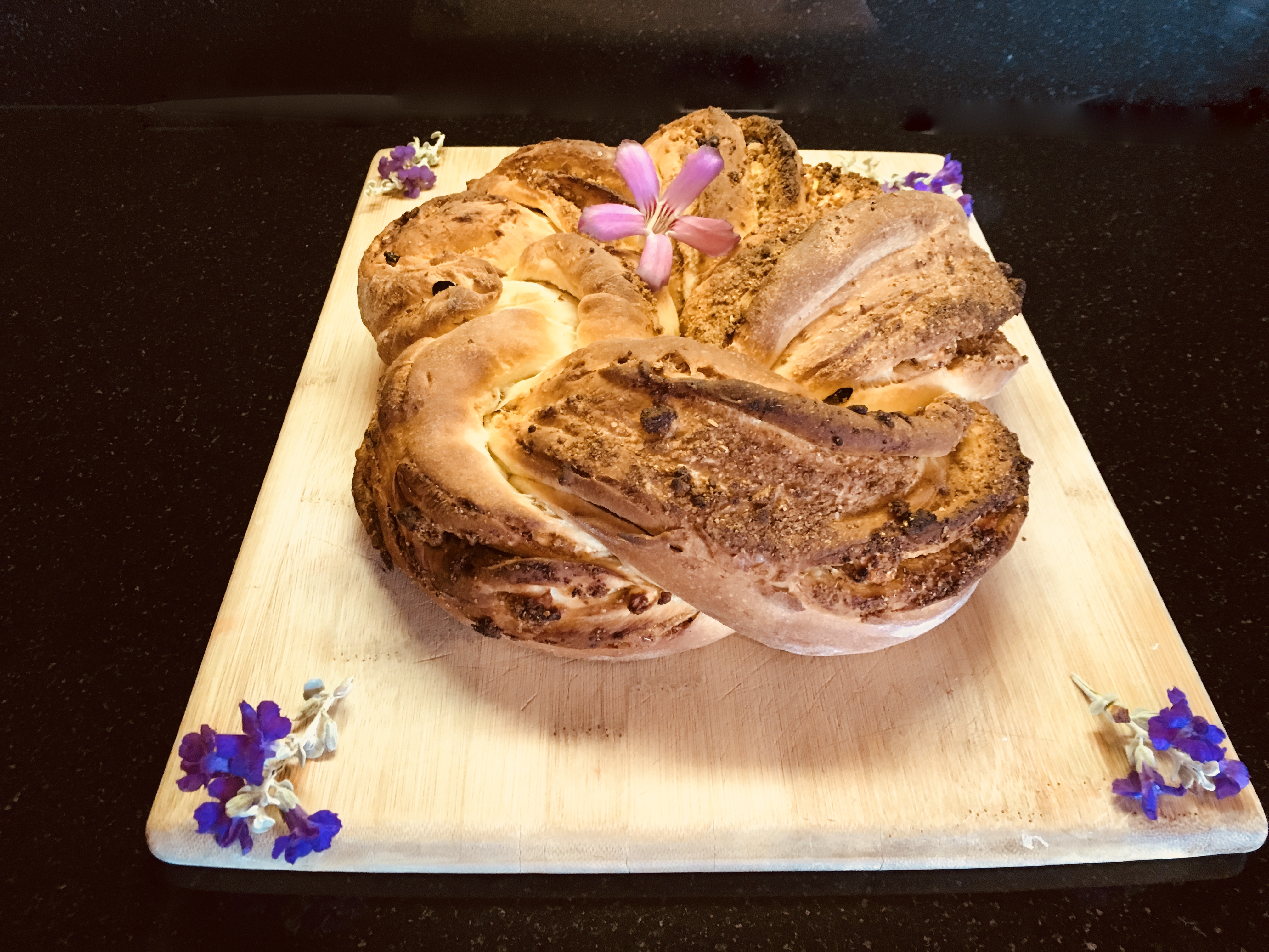 Dukkah Feta and Barberry Bread Recipe | TheForkingTruth